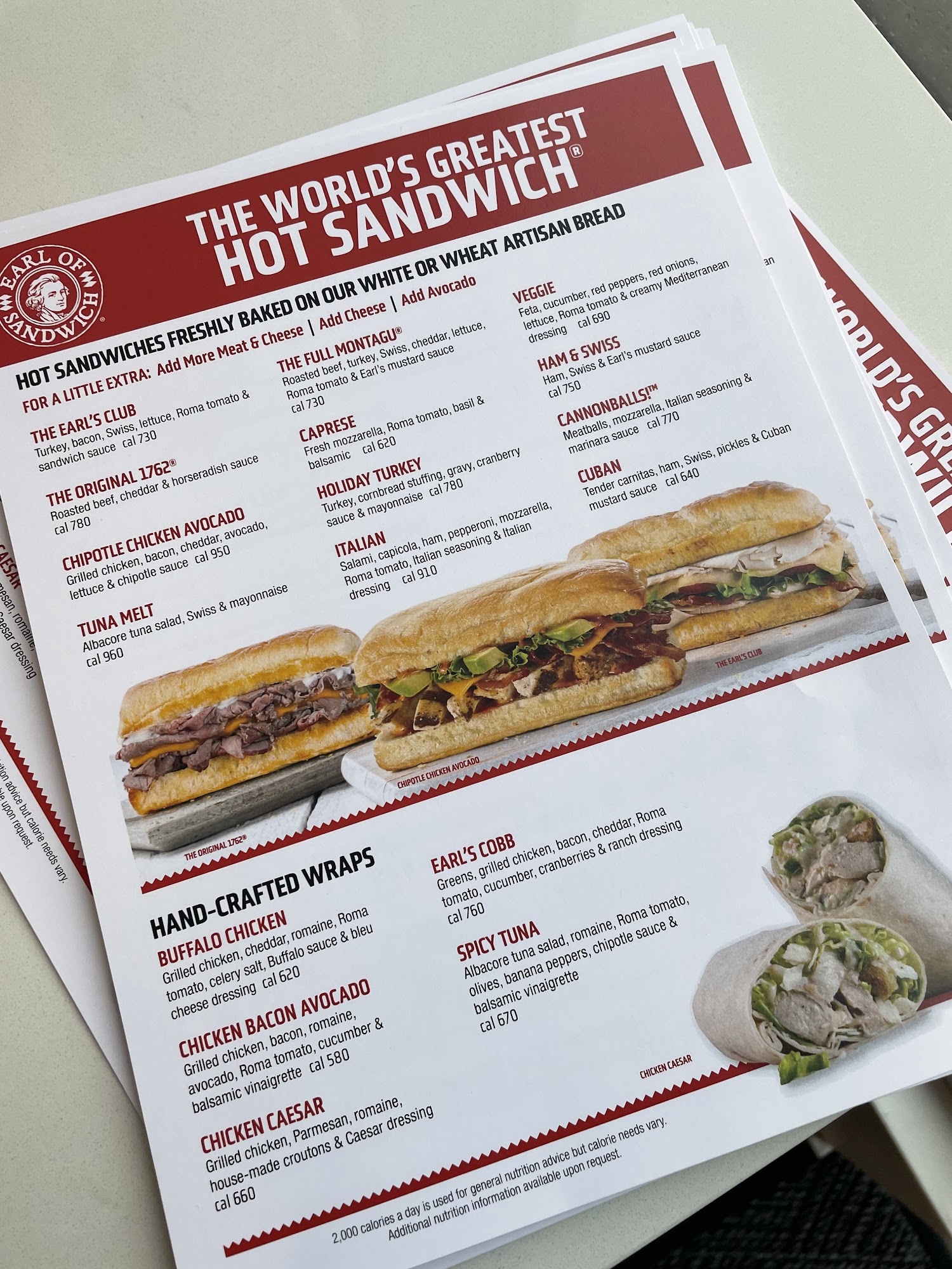 Earl of Sandwich, Calgary - Menu, Reviews (64), Photos - Restaurantji