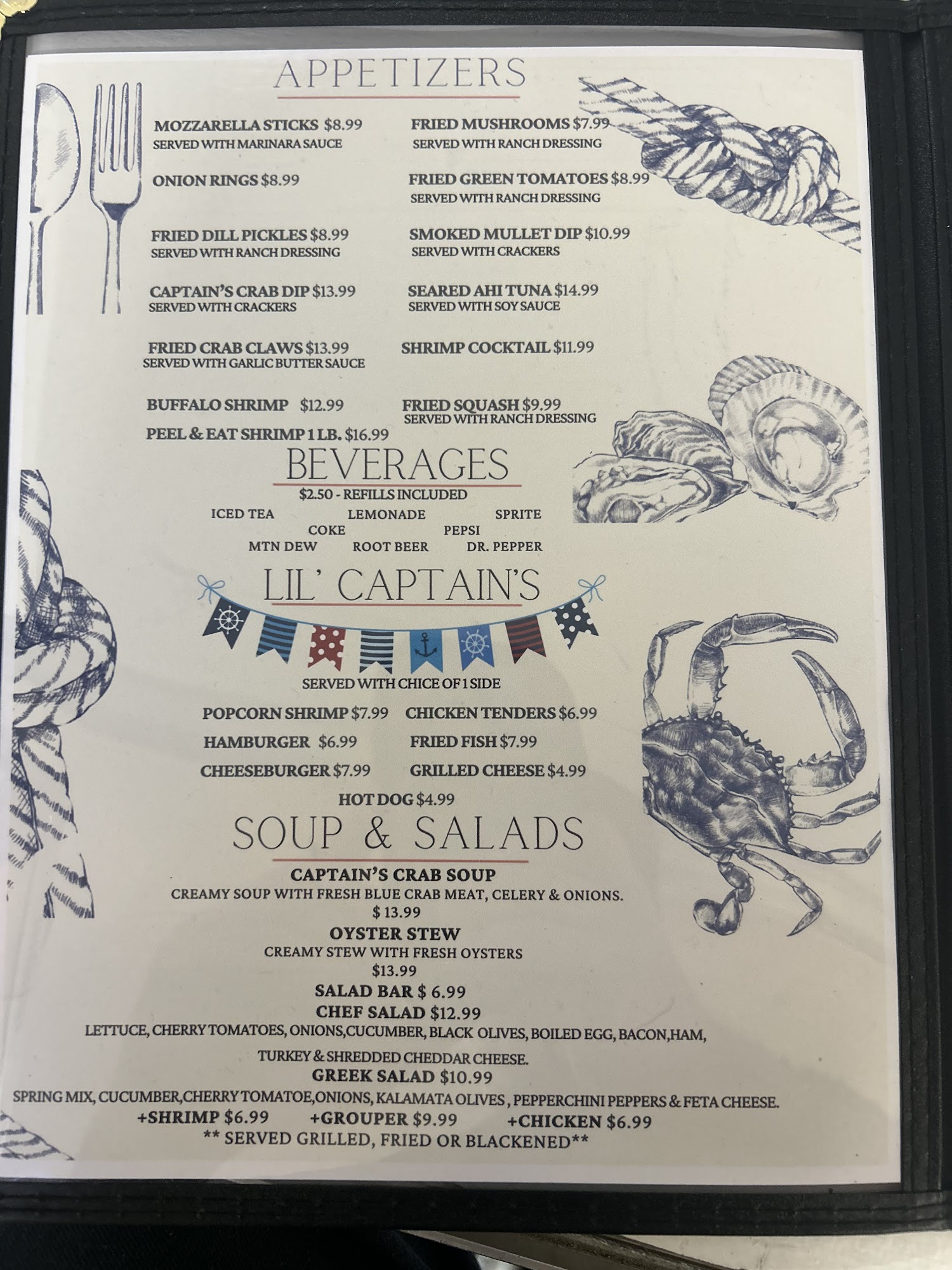 The Captain's Kitchen, Carrabelle - Menu, Reviews, Photos - Restaurantji