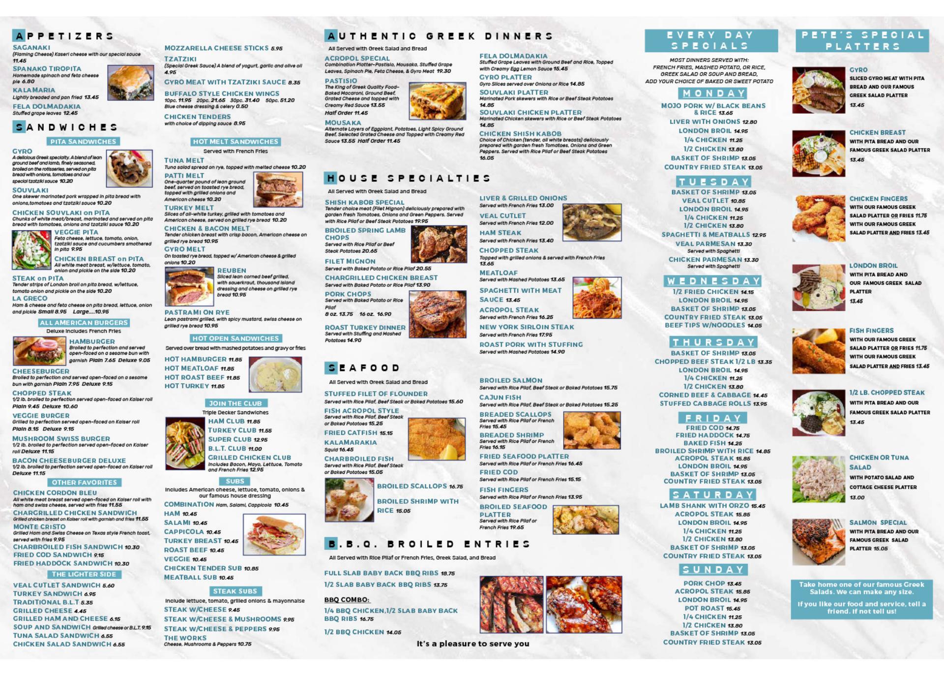 Acropol Family Restaurant, Largo - Menu, Reviews (345), Photos (76 ...