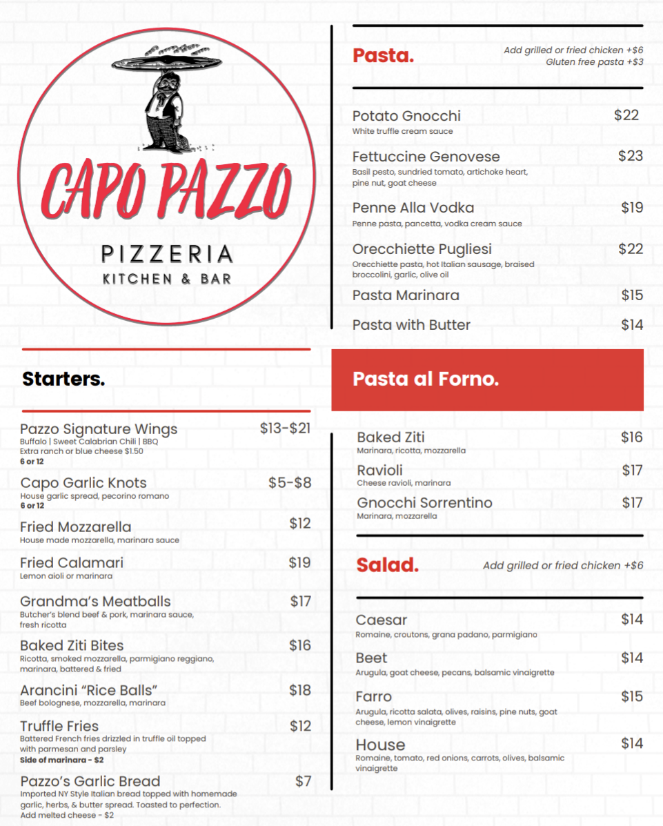 Capo Pazzo, Sarasota - Menu, Reviews (273), Photos (14) - Restaurantji