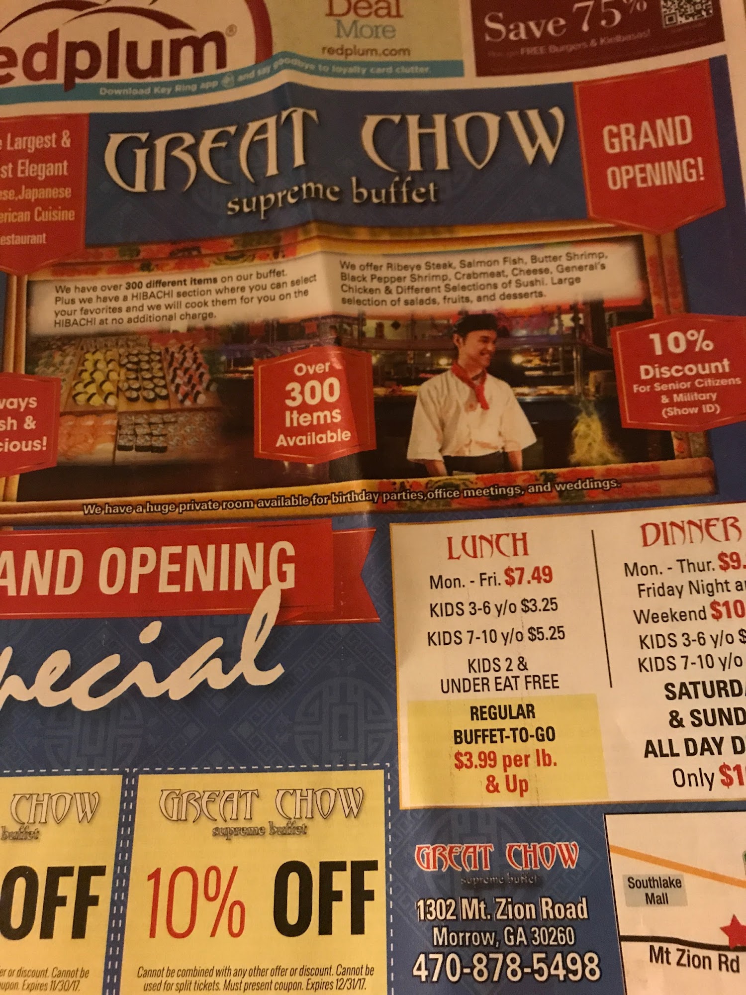 GREAT CHOW, Morrow - Menu, Reviews (334), Photos (64) - Restaurantji