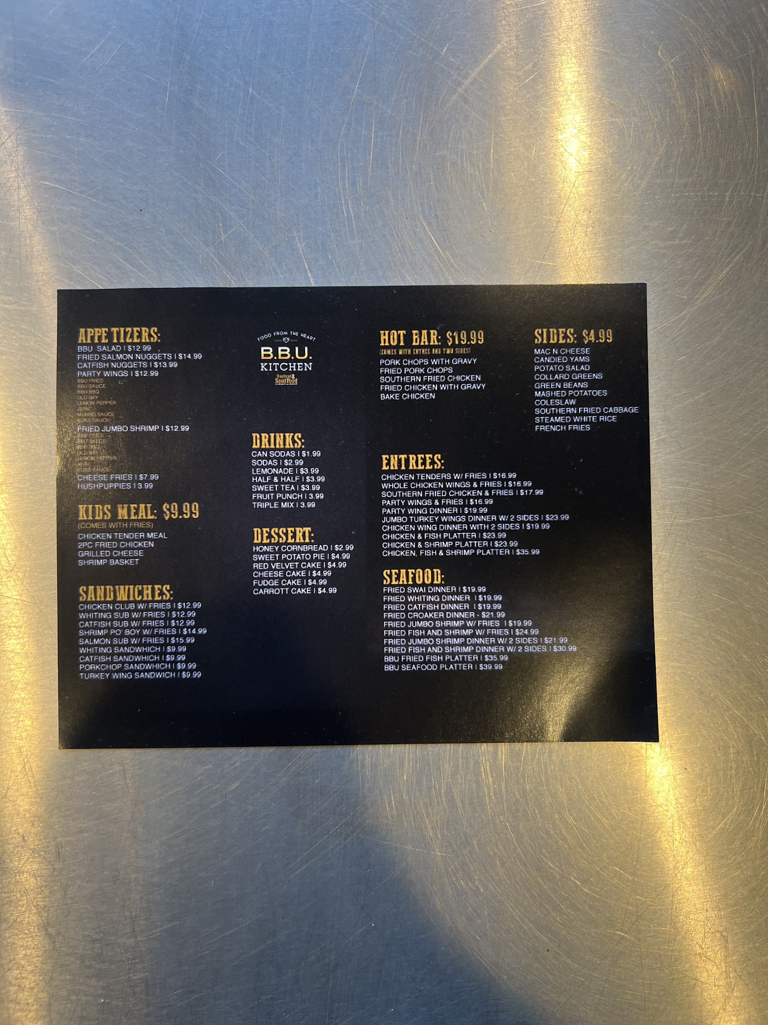 B.B.U. Kitchen Bowie, Bowie - Menu, Reviews (40), Photos (28 ...