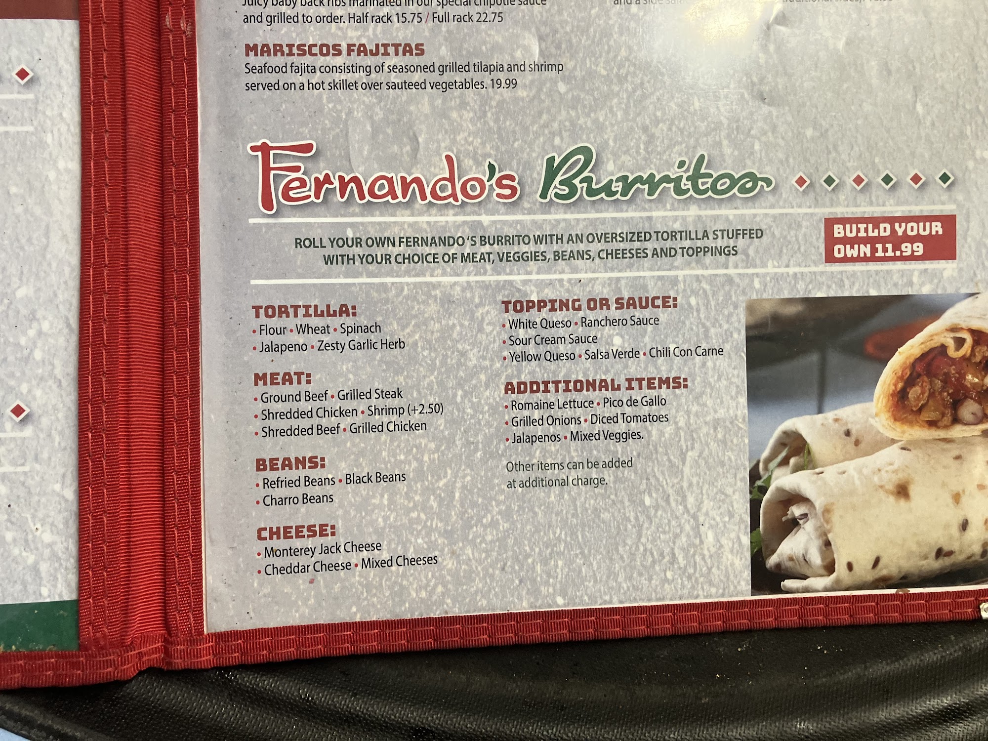 Fernando’s Mexican Grill, Florence - Menu, Reviews (16), Photos ...