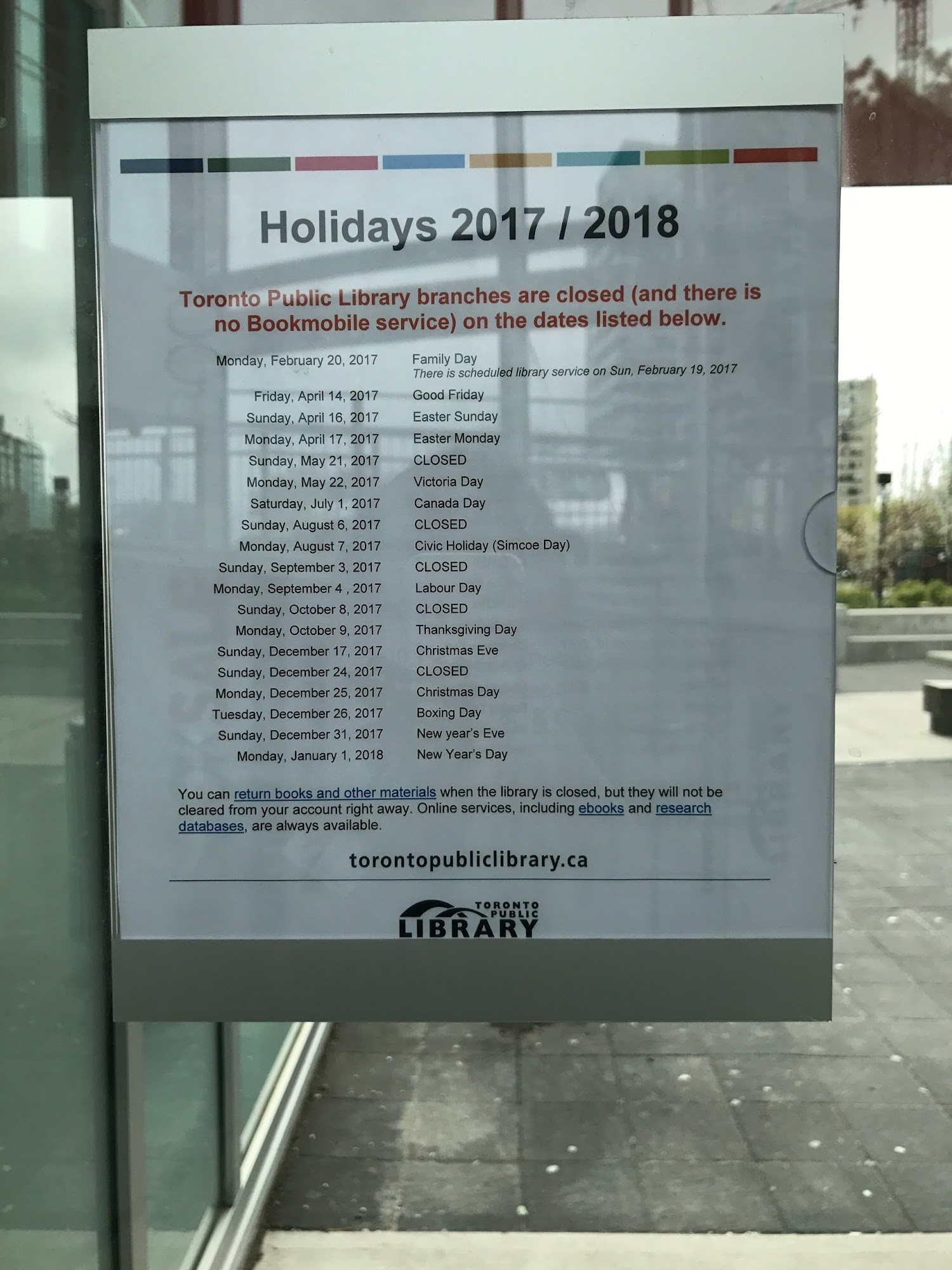 TORONTO PUBLIC LIBRARY - FAIRVIEW BRANCH - North York ON - Hours ...