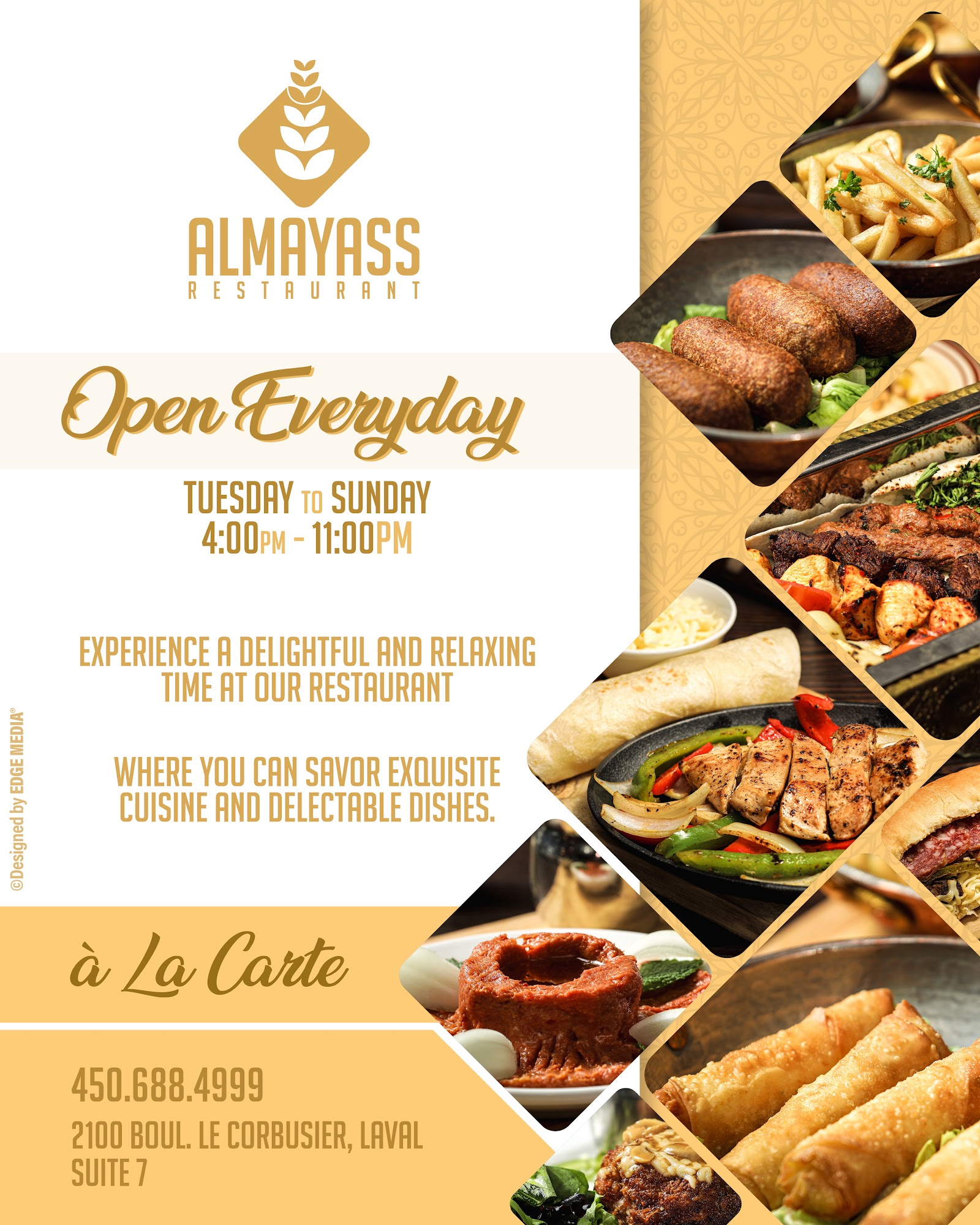 Restaurant Almayass, Laval - Menu, Reviews (47), Photos (17) - Restaurantji