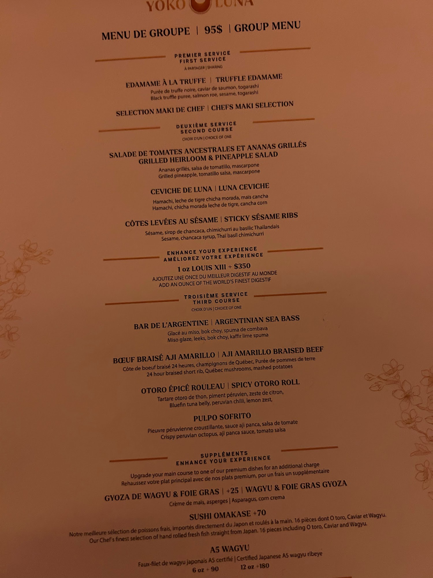 Yoko Luna, Montreal - Menu, Reviews (165), Photos (40) - Restaurantji