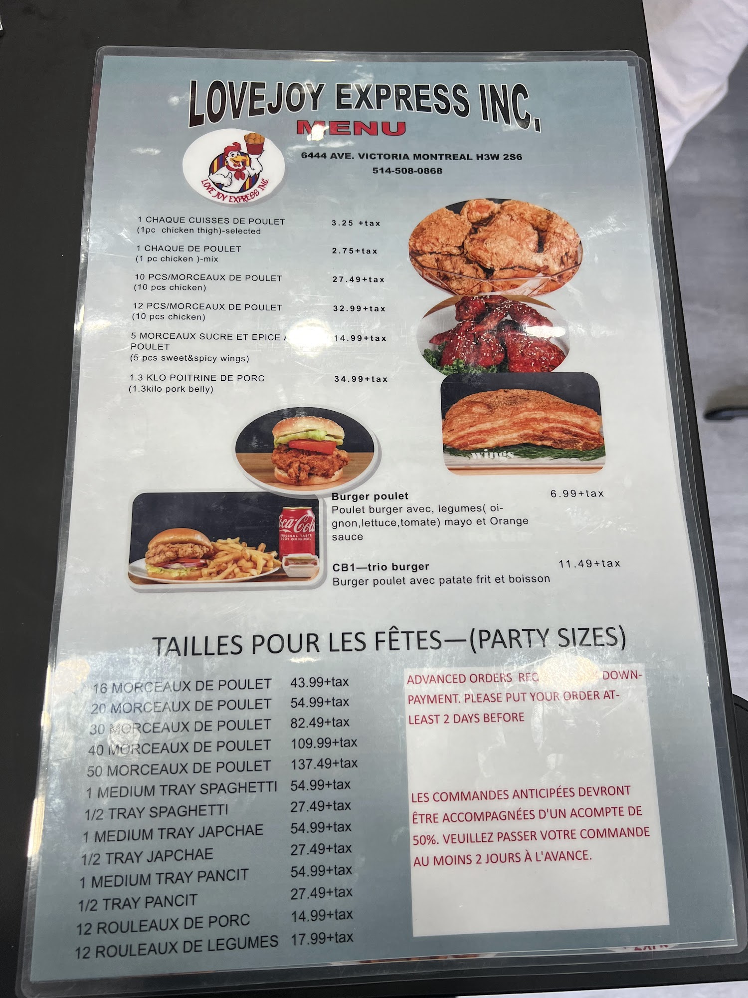 Lovejoy Express, Montreal - Menu, Reviews (52), Photos (24) - Restaurantji