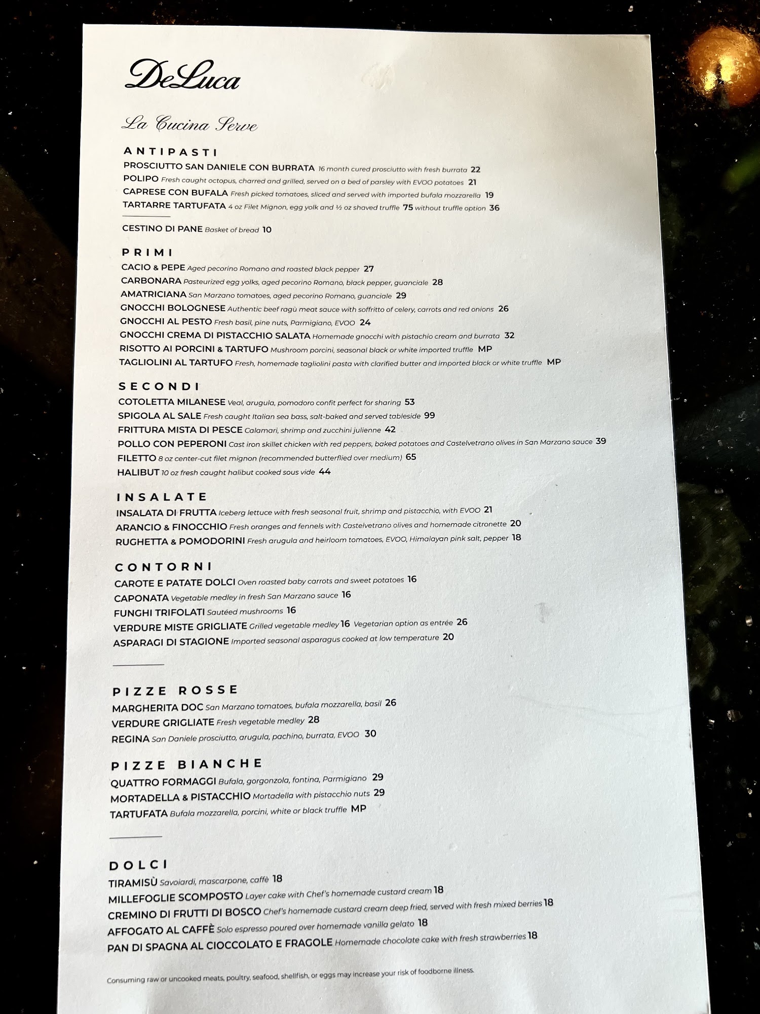 DeLuca Italian Authentic Restaurant, Nashville - Menu, Reviews (122 ...