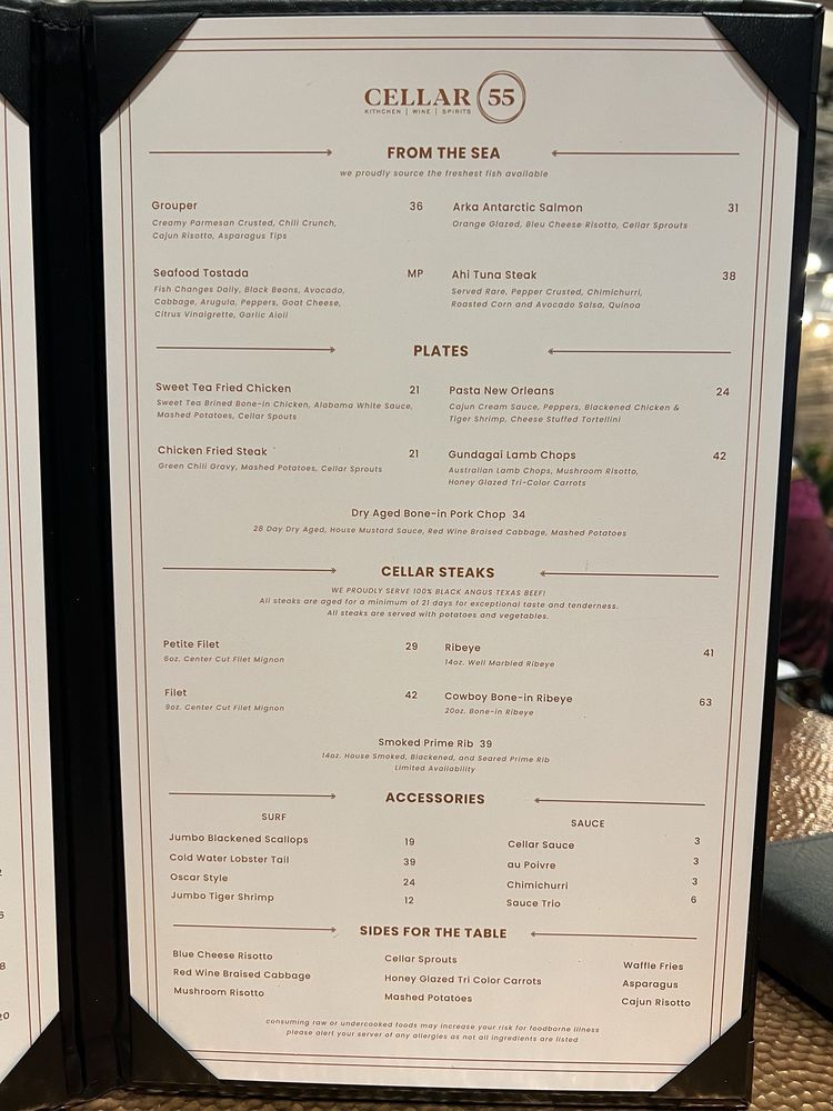 Cellar 55, Amarillo - Menu, Reviews (42), Photos (21) - Restaurantji