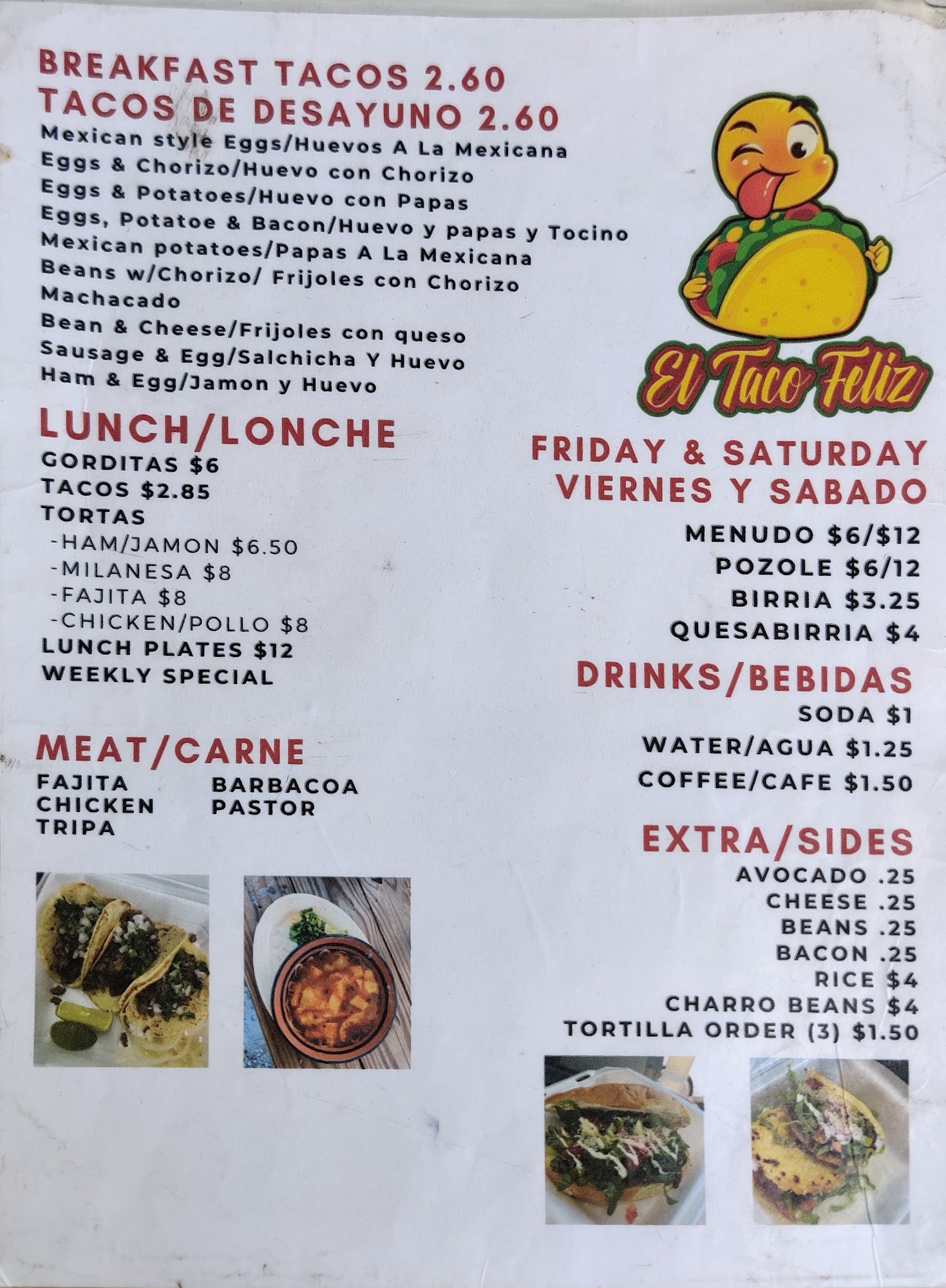 El Taco Feliz, Katy - Menu, Reviews (44), Photos (20) - Restaurantji