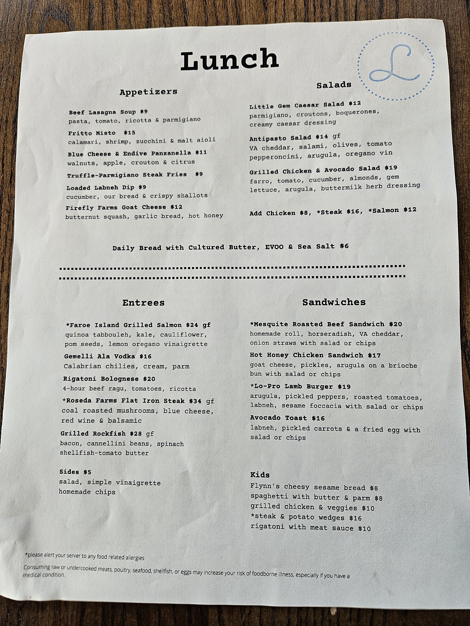 Menu for Local Provisions, Sterling, VA - Restaurantji