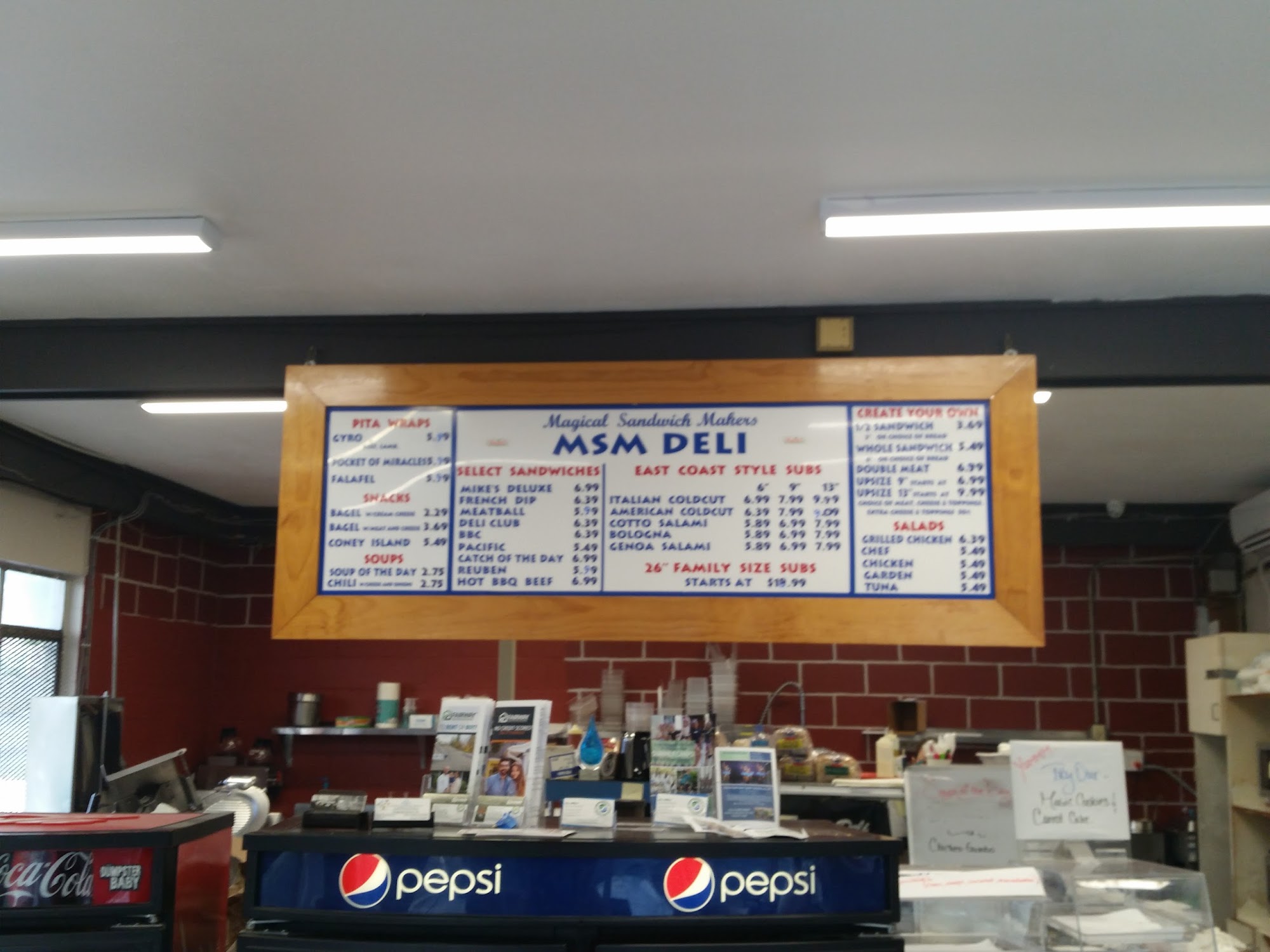 Menu for MSM Deli, Tacoma, WA - Restaurantji