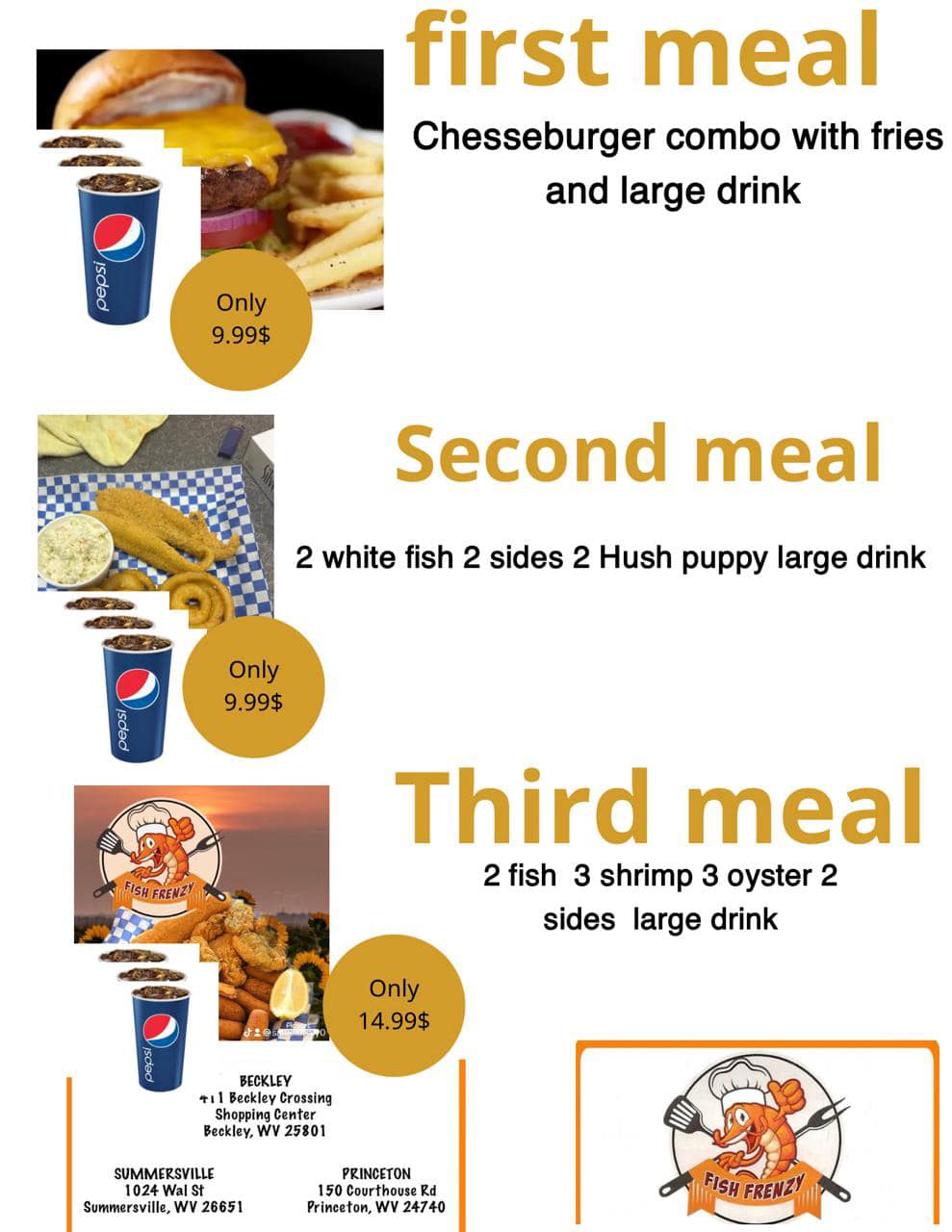 Fish frenzy summersville wv, Summersville - Menu, Reviews (23), Photos ...